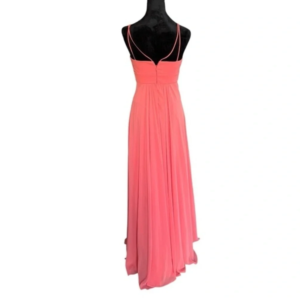 David's Bridal | Dresses | Davids Brida Beaded Spaghetti Strap Formal ...
